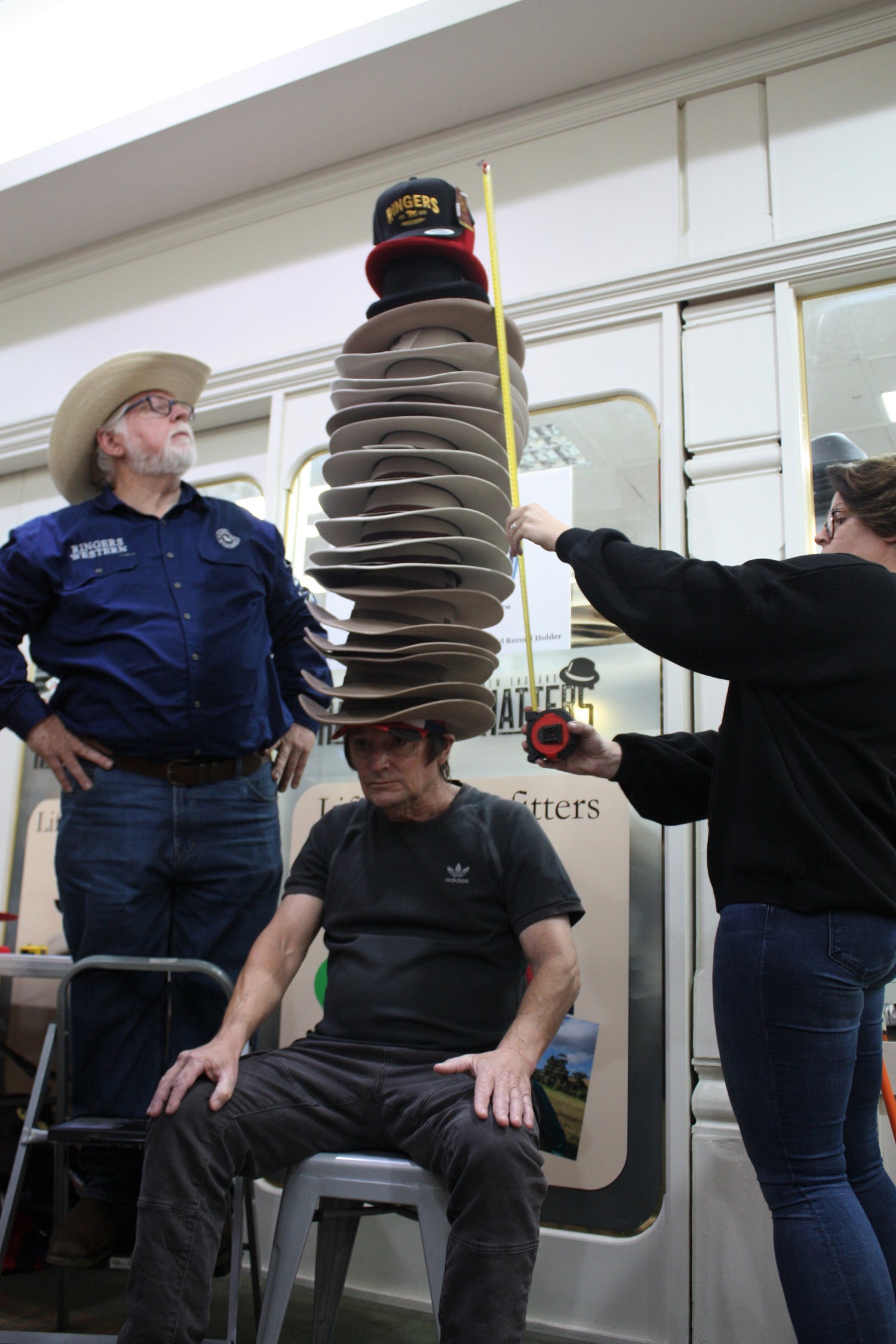 Australia's tallest stack of hats – theaustralianbookofrecords.com.au